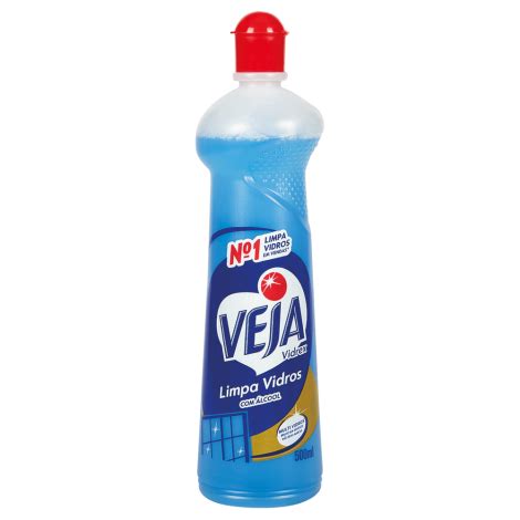 Limpa Vidros Veja Vidrex Com Álcool 500ml Caixa 24x500ml Mr
