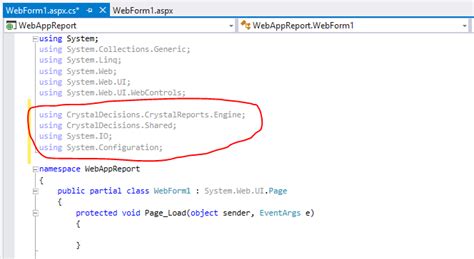 Bind Crystal Report In Aspnet Application And Export In Pdf And Excel Format