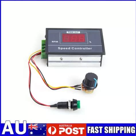 PWM MOTOR SPEED Controller DC V A Stepless Speed Regulator Switch