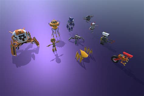 10 High Quality Robot Models 3d Robots Unity Asset Store