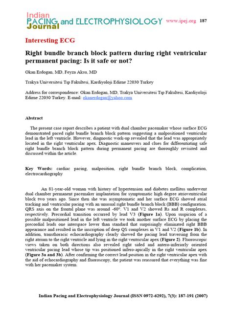 Interesting Ecg Pdf Artificial Cardiac Pacemaker Electrocardiography