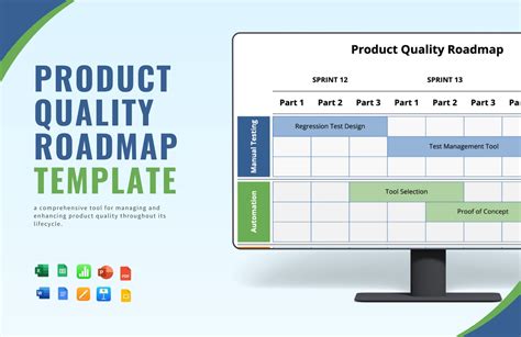 Free Product Roadmap Templates Editable And Downloadable
