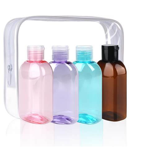 Cosywell Travel Size Containers Travel Shampoo Bottles 4pcs