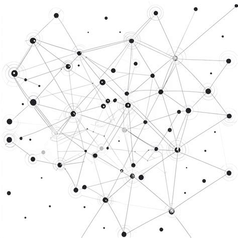 Abstract Network Connection Structure Clipart Premium Ai Generated Image