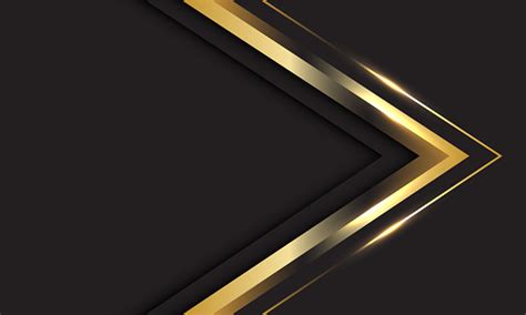 빈 공간 디자인 현대 럭셔리 미래 배경 벡터 일러스트와 회색에 추상 황금 화살표 방향 0명에 대한 스톡 벡터 아트 및 기타