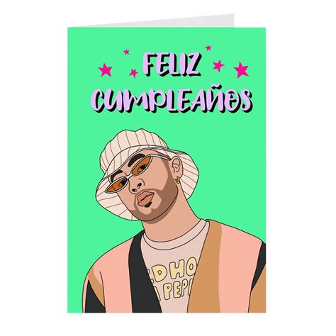 Bad Bunny Birthday Card Printable Web Ribbli Rabbit Cake Handmade 3d