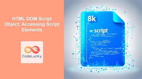 Html Script Type Property Script Type Codelucky