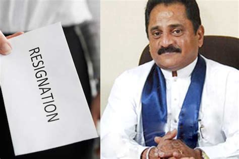 சப்ரகமுவ மாகாண ஆளுநர் ராஜினாமா ஜே வி பி நியூஸ்