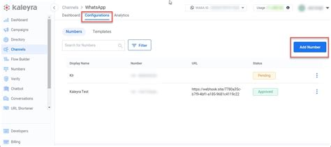 Create Callback Profile For Incoming Whatsapp Messages