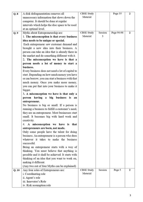 It 402 Class 10 Sample Paper Lucie Priscella