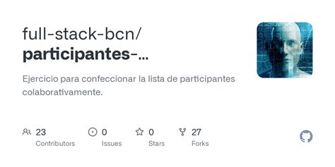 Github Full Stack Bcnparticipantes Fullstack2023 Ejercicio Para