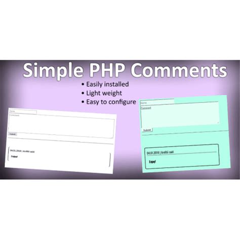 review comments easy comments and review system php script