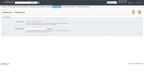 How To Enable Maintenance Mode In Prestashop Prestashop Tutorials And