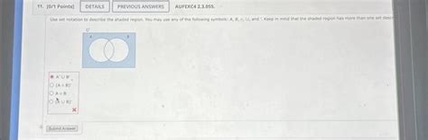 Solved Aบ B A Ans S x Chegg com