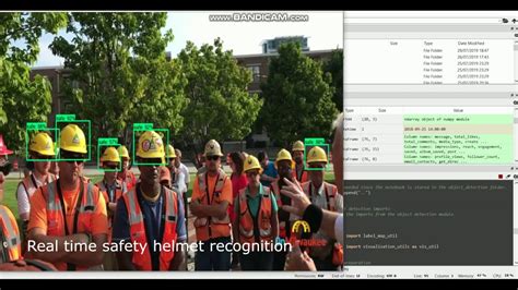 Real Time Safety Helmet Detection With Deep Learning Youtube