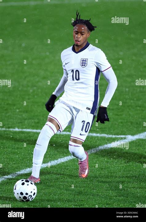 Englands Joshua Ajala During The International Friendly Match At Eco Power Stadium Doncaster