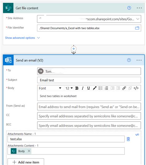 Data In Second Table Not Showing Using Get Content Power Platform