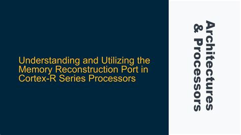 Arm Cortex A Cortex R And Cortex M Profiles Key Differences And Use