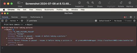 Android Error Taking Picture With React Native Camera Etakepicturefailed Stack Overflow