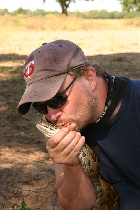 Its Safer To Kiss The Python Around The World With Marty Essen