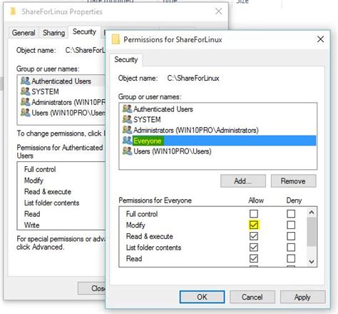 how to share files via linux mint to windows 10 technig