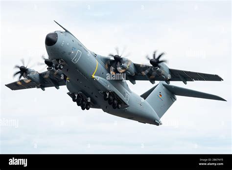 An Airbus A400m Atlas Military Transport Aircraft Of The German Air