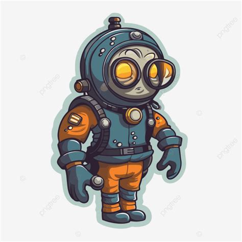 만화 수중 스쿠버다이빙 인물 Sms 스티커 클립 아트 벡터 고립 된 만화 스쿠버 다이버와 스티커 디자인 상표 Png 일러스트 및 벡터 에 대한 무료 다운로드 Pngtree