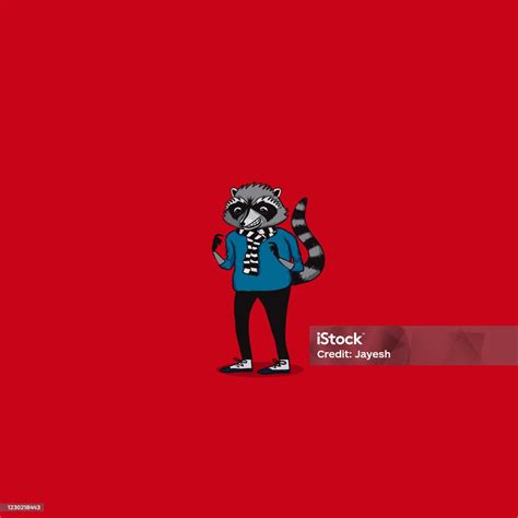 급진적 인 너구리 만화 캐릭터 벡터 일러스트 레이션 및 디자인 0명에 대한 스톡 벡터 아트 및 기타 이미지 0명 Comic Market 가공의 인물 Istock