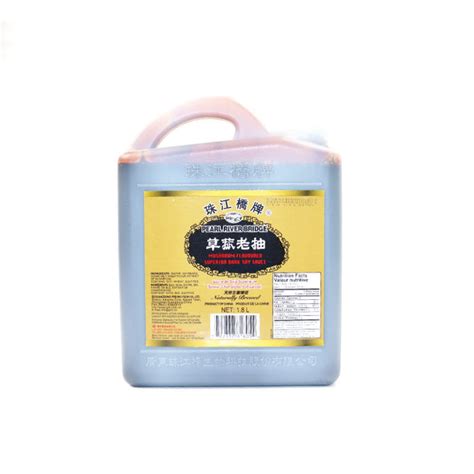 珠江桥牌 草菇老抽 PRB Mushroom Flavored Dark Soy Sauce Union Foodmart 華聯超市