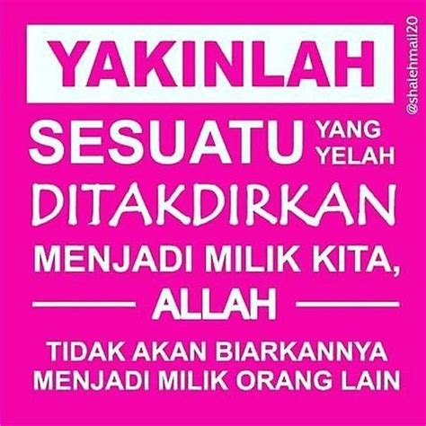 The Poster For Yakinah Sesuatu Yelah Ditakran