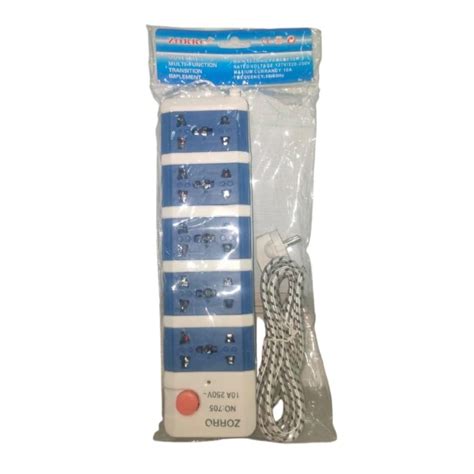 Multiplug Extension Board With 5 Power Sockets 250 Volts Baystore