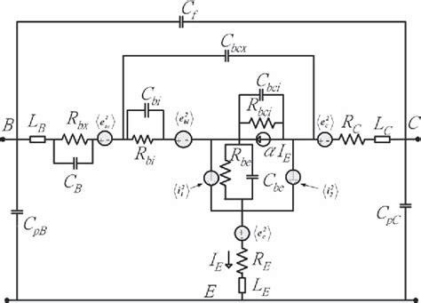 Figure 1 From High Frequency Noise Modeling Of Ingapgaas Hbt With Base Contact Capacitance And