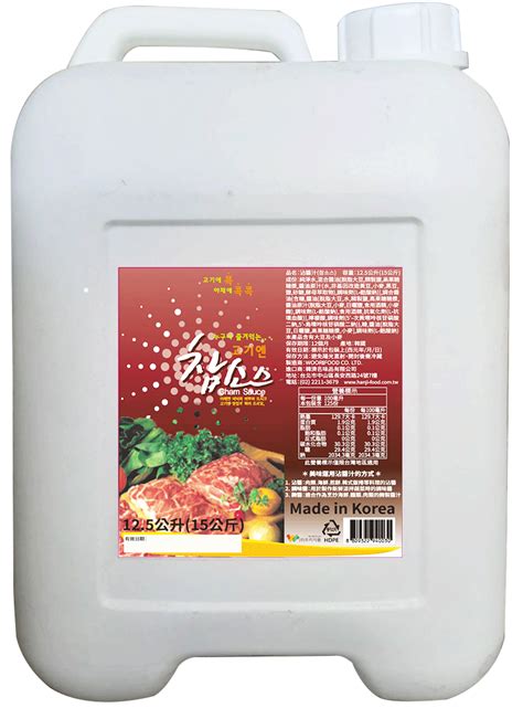 萬用沾醬汁참소스15kg 韓安心 商品介紹