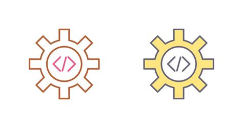 Unique Code Optimization Icon Design 45506239 Vector Art At Vecteezy