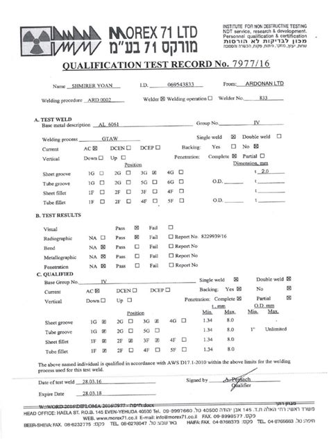 הסמכות ריתוך Aws D17 1 Ilovepdf Compressed1 Pdf