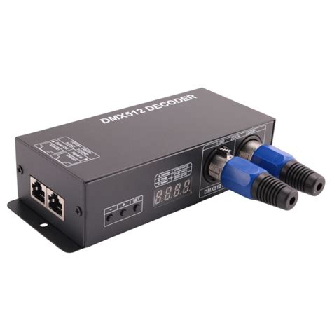 Dmx 512 Digital Display Decoder Dimming Driver Dmx512 Controller For Led Rgbw Tape Strip Light