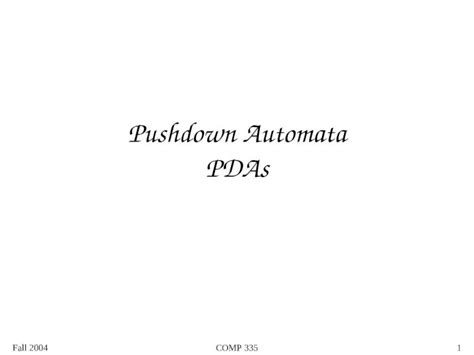 Ppt Pushdown Automata Pdas Dokumentips