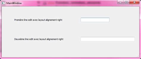 QtDesigner Pyqt Et Le Layout Alignement PyQt Python