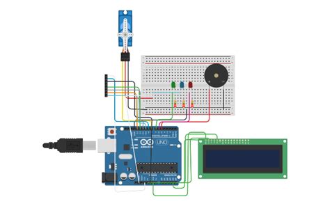 Circuit Design Rfid замок на Arduino Tinkercad