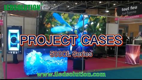Ledsoluiton New Led Display Project Case For Exhibition Ledsolution