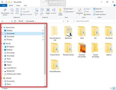 Download Reset File Explorer Navigation Pane Width To Default Majorgeeks
