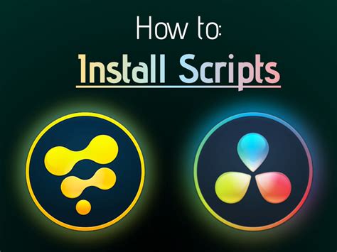 How To Install Scripts In Fusion Or Davinci Resolve Noah Hähnel