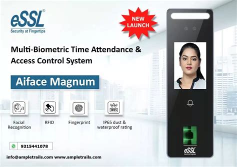 Biometric Face Attendance Machine Essl Aiface Magnum Biometric Attendance