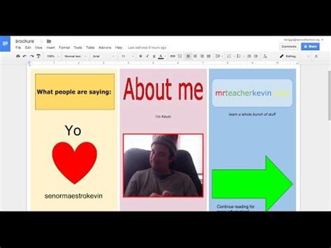 Creating A Brochure With Google Google Search Travel Brochure Template How To Make Brochure