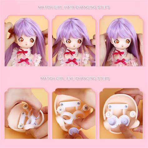 Calembou Bjd Dolls With Clothes 17 5 Inch Kawaii India Ubuy