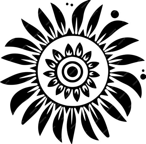 보호 미니멀리스트 및 단순 실루 터 일러스트레이션 프리미엄 Ai 생성 벡터