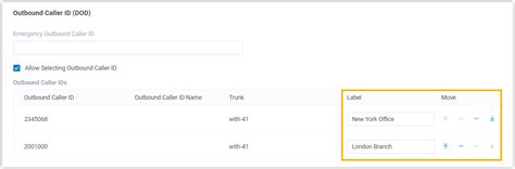 Allow Users To Select Outbound Caller Id Dod To Call