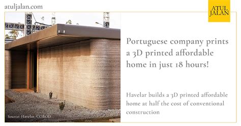 Atul Jalan On Linkedin 3dprinting Architecture Housing Carbonfootprint