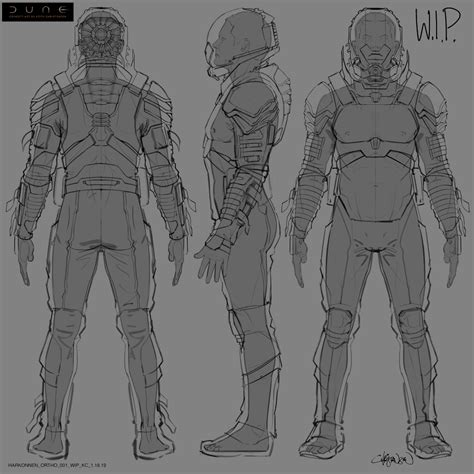 ArtStation My Design For The Harkonnen Armor In DUNE Keith Christensen Dune Characters