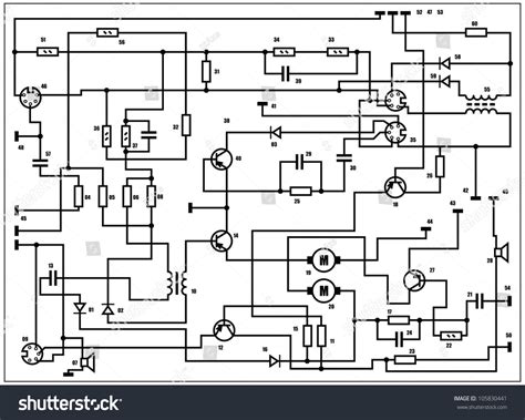 3 646 Electrical Circuit Schematic Diagram Images Stock Photos Vectors Shutterstock